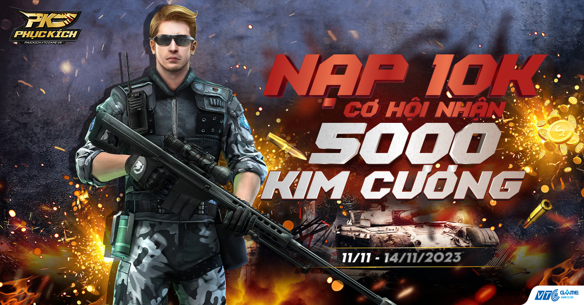 [SK] 5000 kim cương về tay chỉ với 10.000 VNĐ