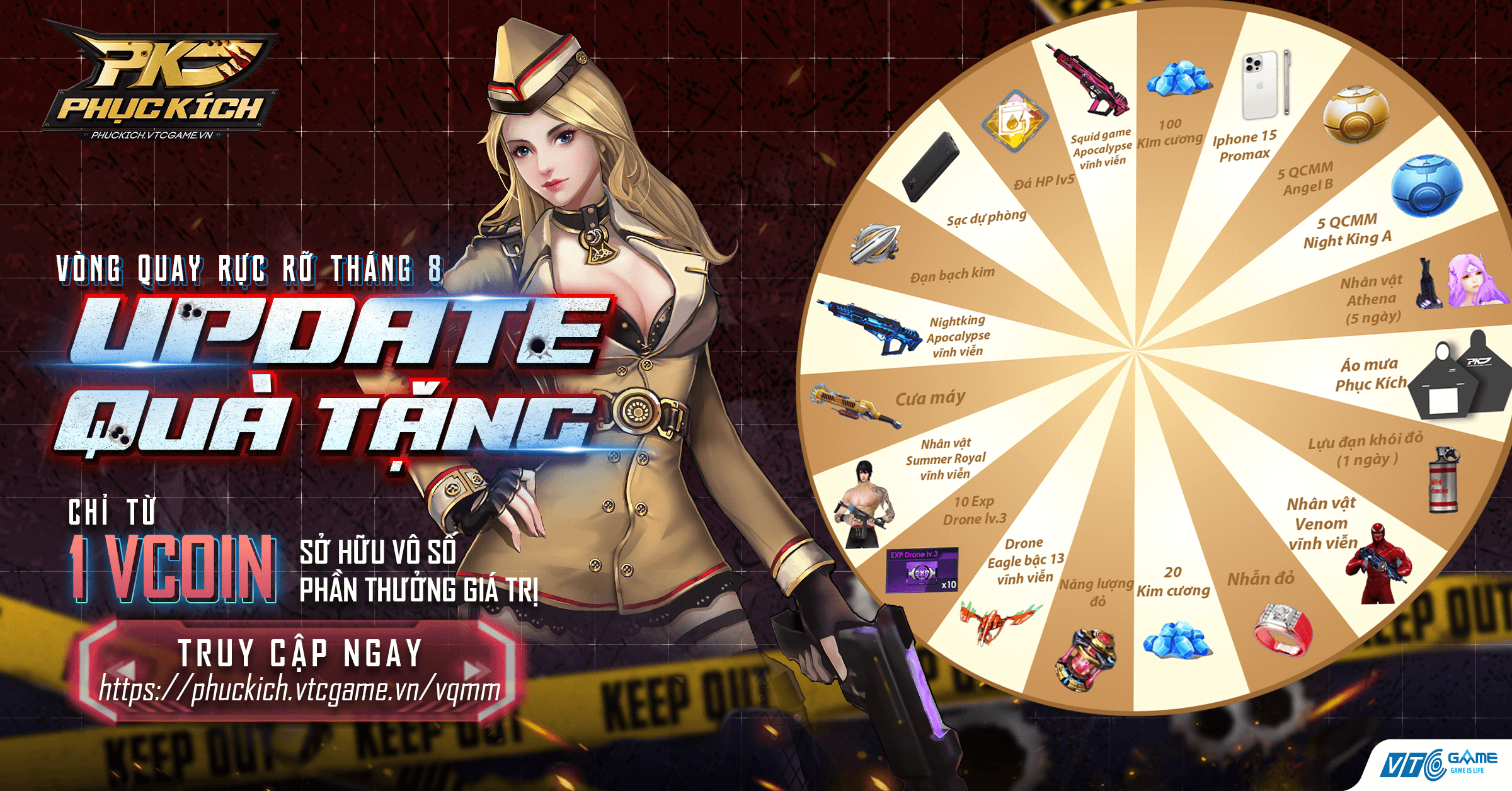 [VQRR UPDATE] Sở hữu dễ dàng bộ vũ khí "vạn người mê" tại Vòng Quay Rực Rỡ - Phiên bản cập nhật ...