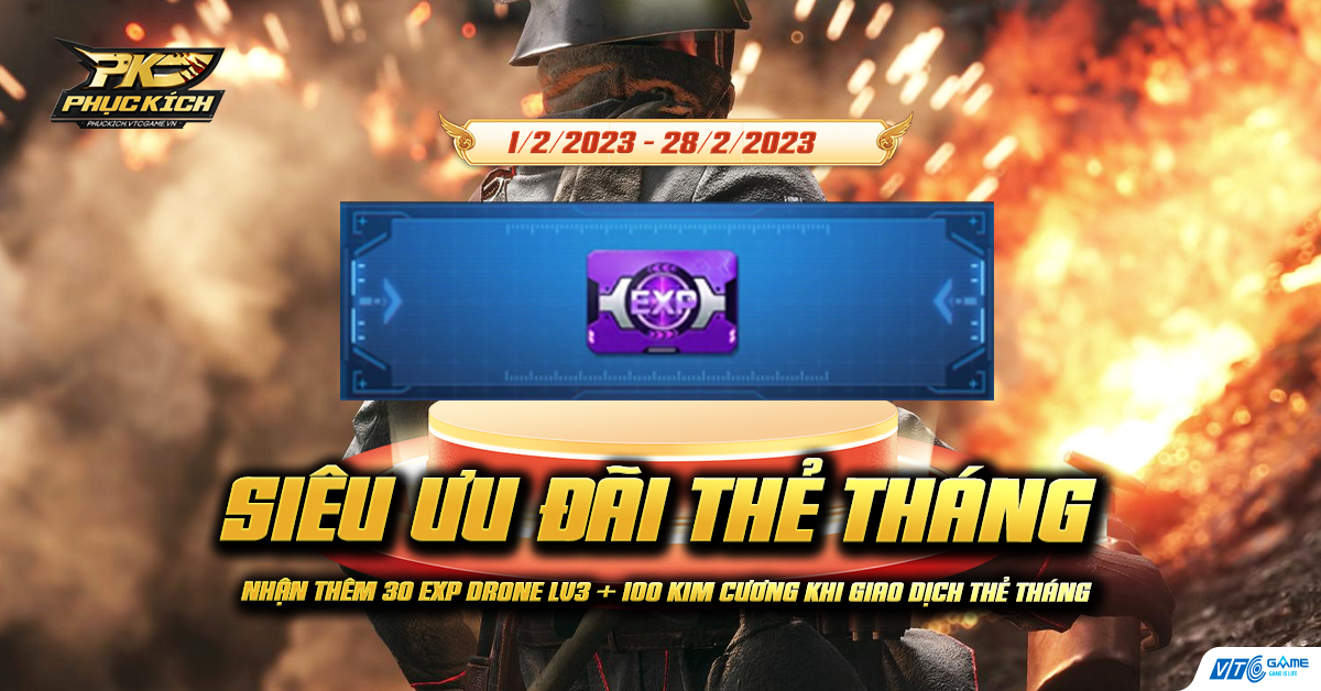 [SK] QUÀ TẶNG THÊM CỰC KHỦNG KHI GIAO DỊCH THẺ THÁNG DUY NHẤT TRONG THÁNG 2